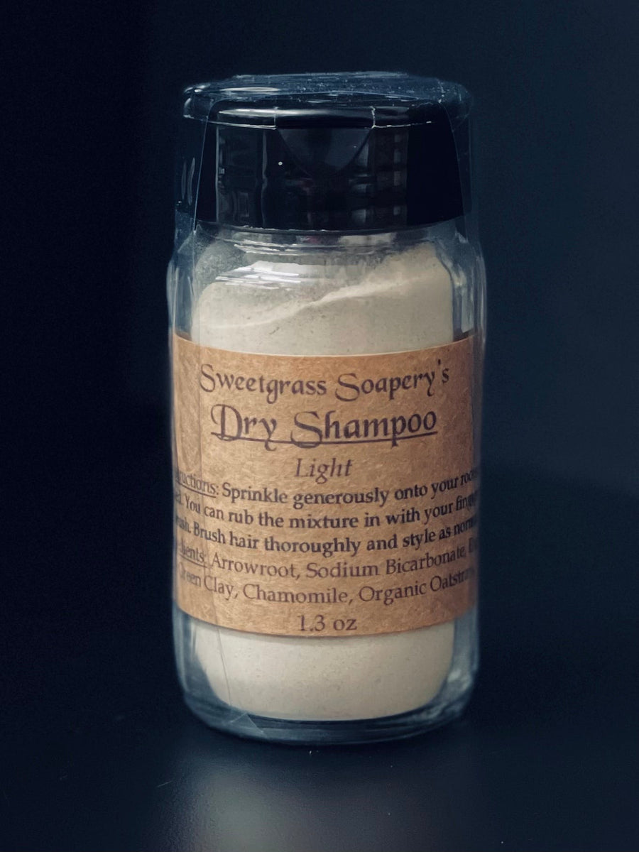 Herbal Dry Shampoo - Light – Sweetgrass Soapery